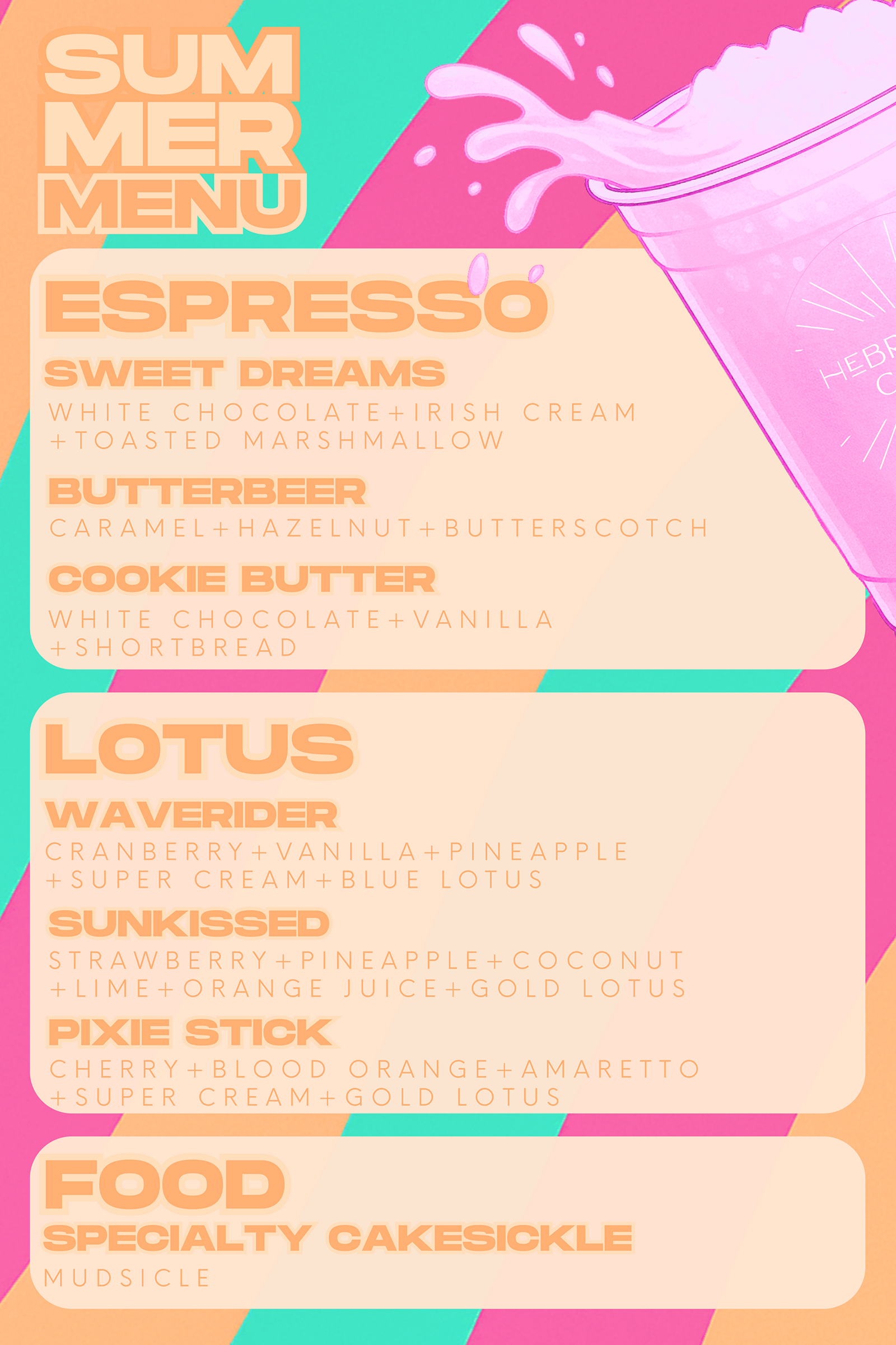 Our Menu - Sugar-free Coffee, Protein Shake, Lotus Drinks Quincy IL ...